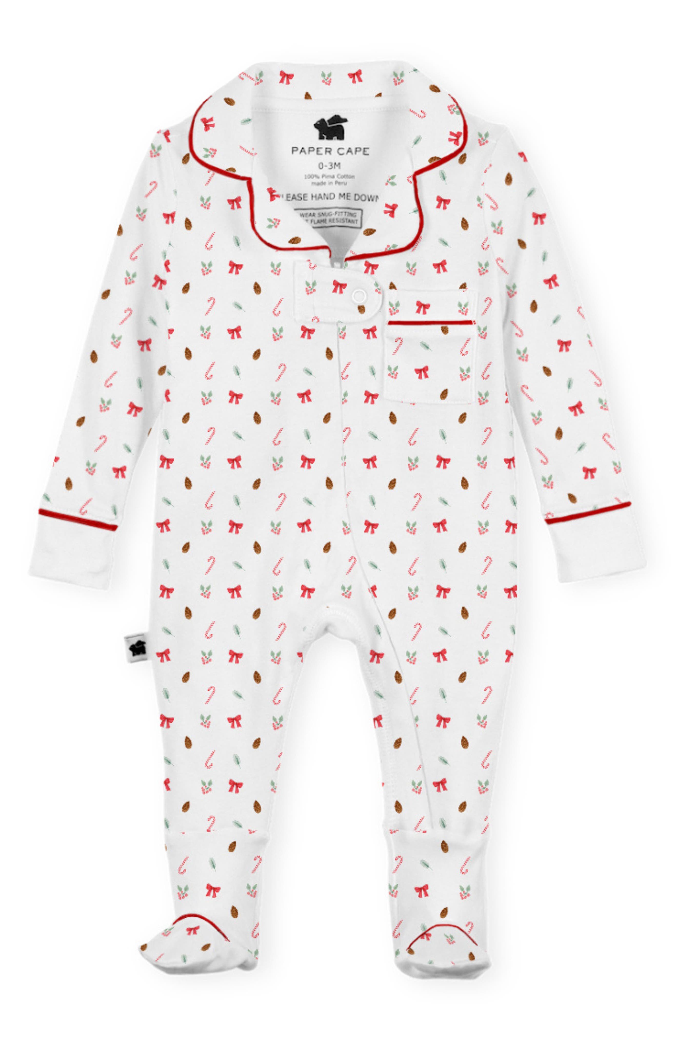Paper Cape Classic Pima Cotton Footie | Nordstromrack