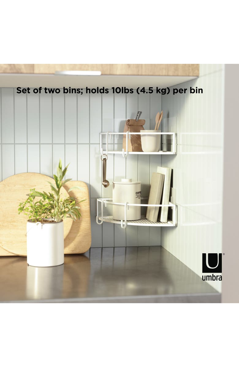 Umbra Set of 2 Cubiko Corner Bins | Nordstromrack