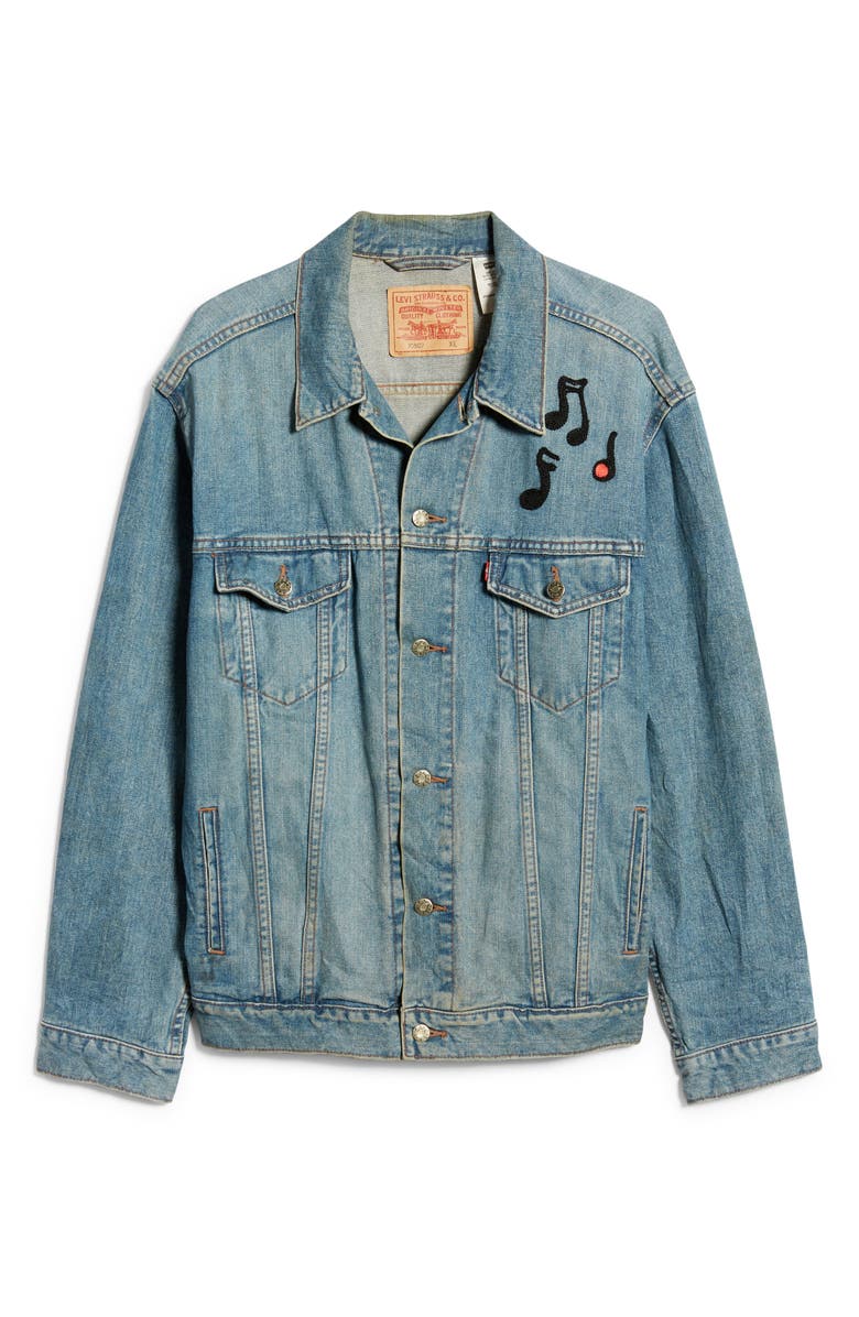 Disney x Levi's® Unisex Reworked Vintage Mickey & Pluto Denim Jacket ...