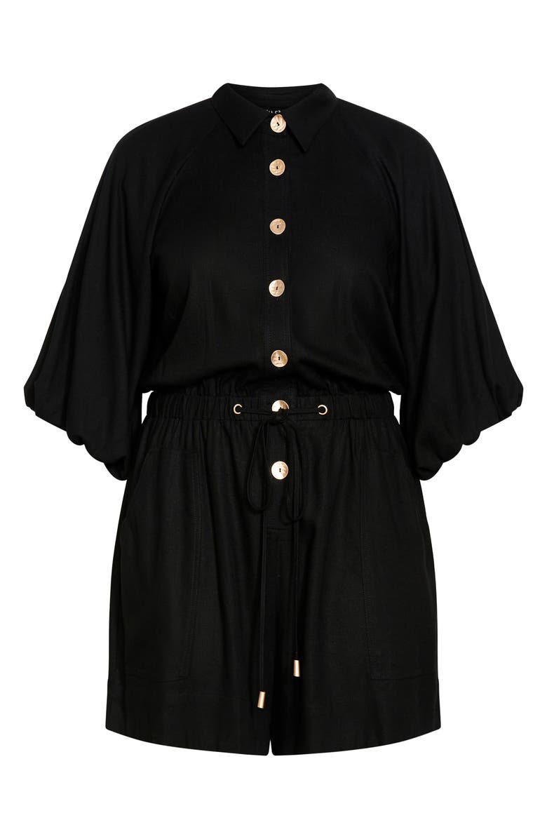 City Chic Briar Long Sleeve Romper | Nordstromrack