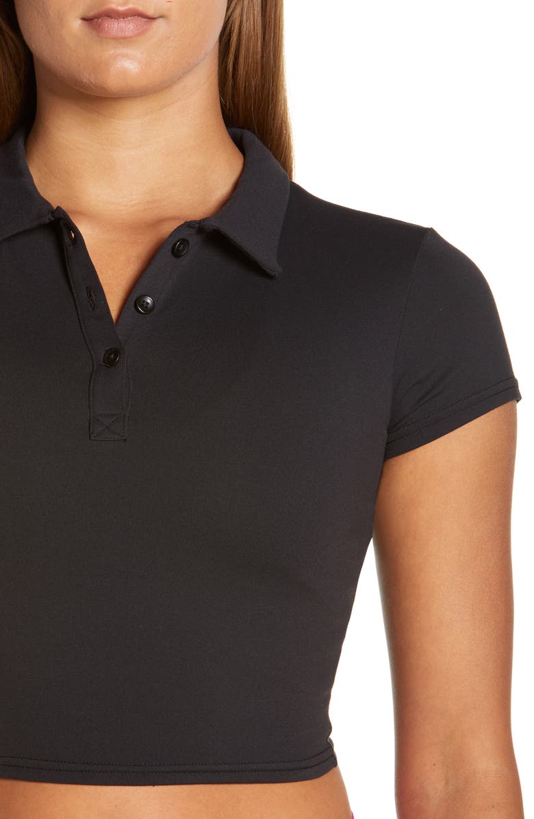 Alo Choice Crop Polo Shirt | Nordstromrack