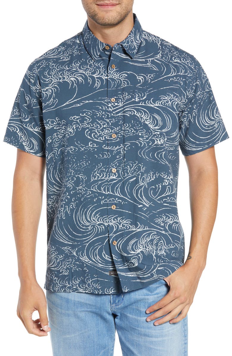 Quiksilver Waterman Collection Wind & Waves Regular Fit Sport Shirt ...