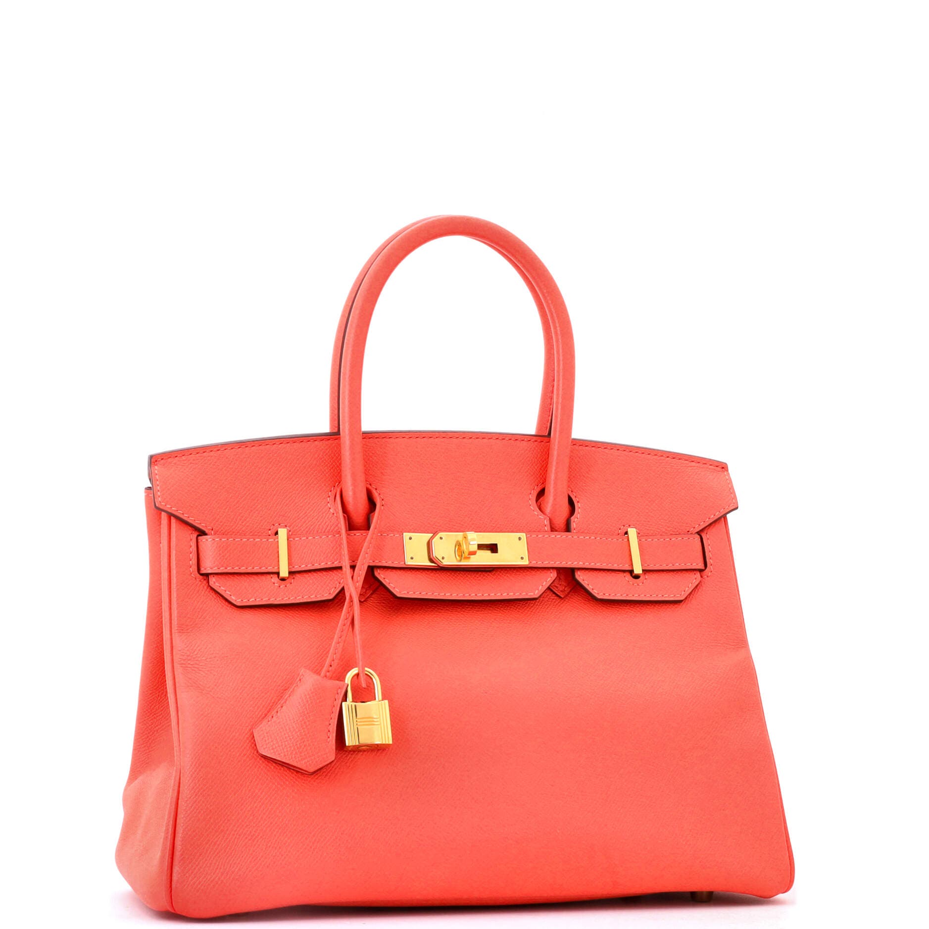 Birkin Handbag Red Epsom with Gold Hardware 30 (Women) | Nordstrom