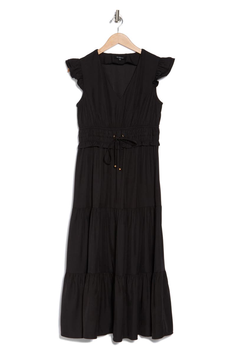 AREA STARS Etten Tiered Midi Dress | Nordstromrack