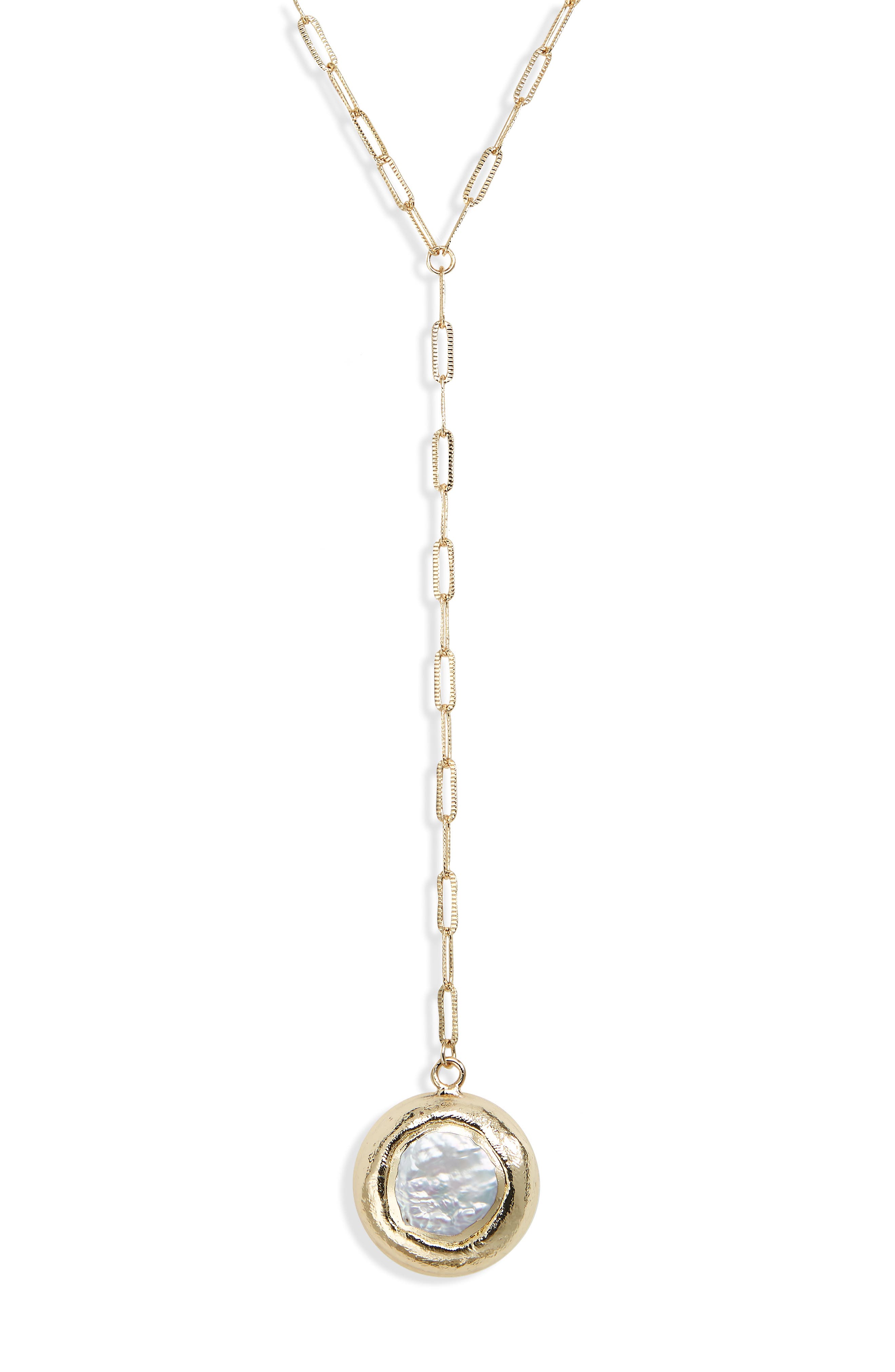 Nordstrom Stone Pendant Y-Necklace | Nordstromrack