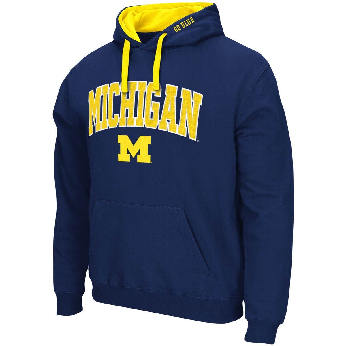 COLOSSEUM Men's Colosseum Navy Michigan Wolverines Big & Tall Arch ...