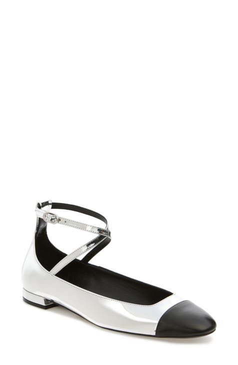 Leather (Genuine) Ballet Flats for Women | Nordstrom