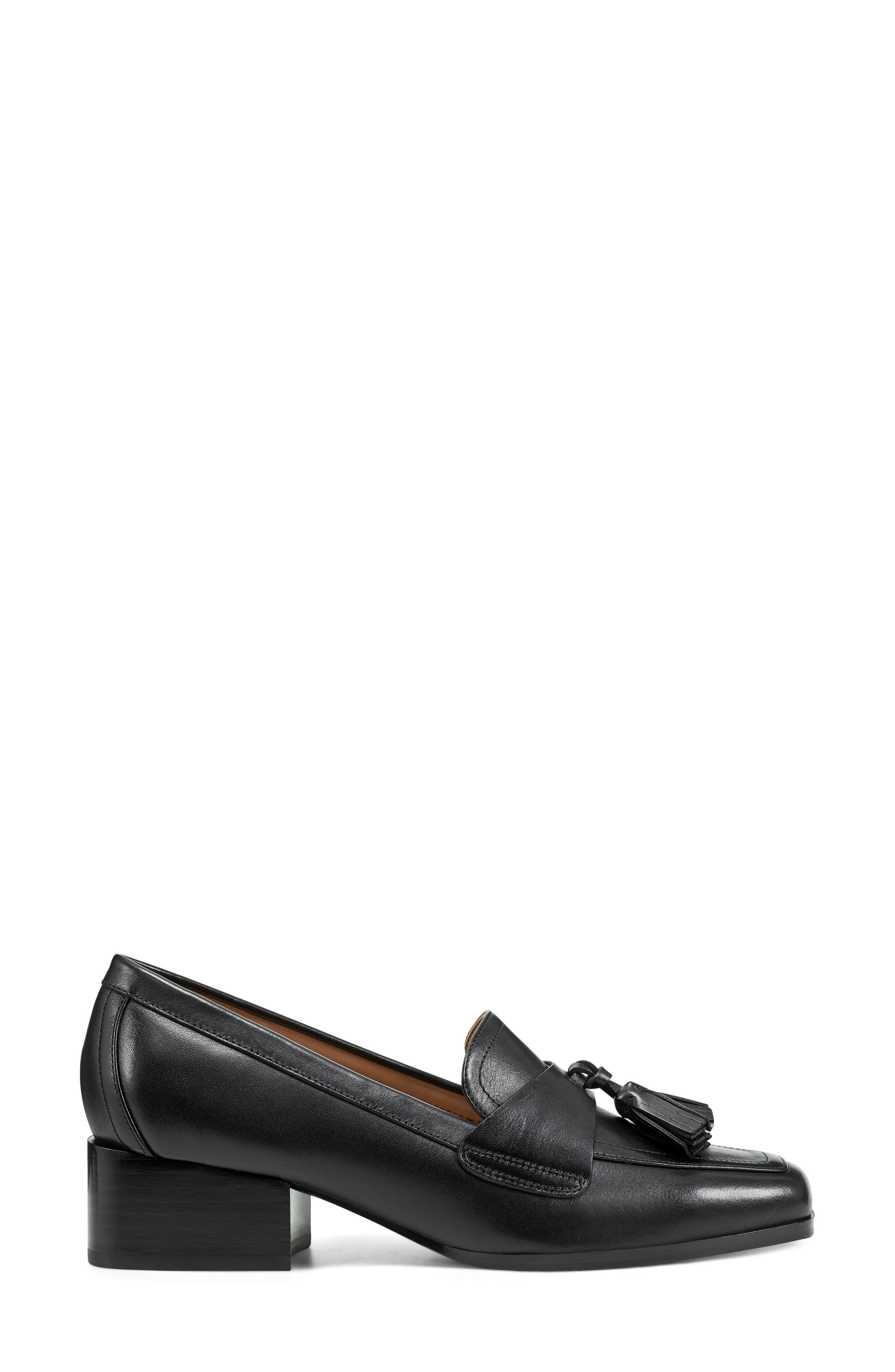 Easy Spirit Drew Block Heel Tassel Loafer (Women) | Nordstrom