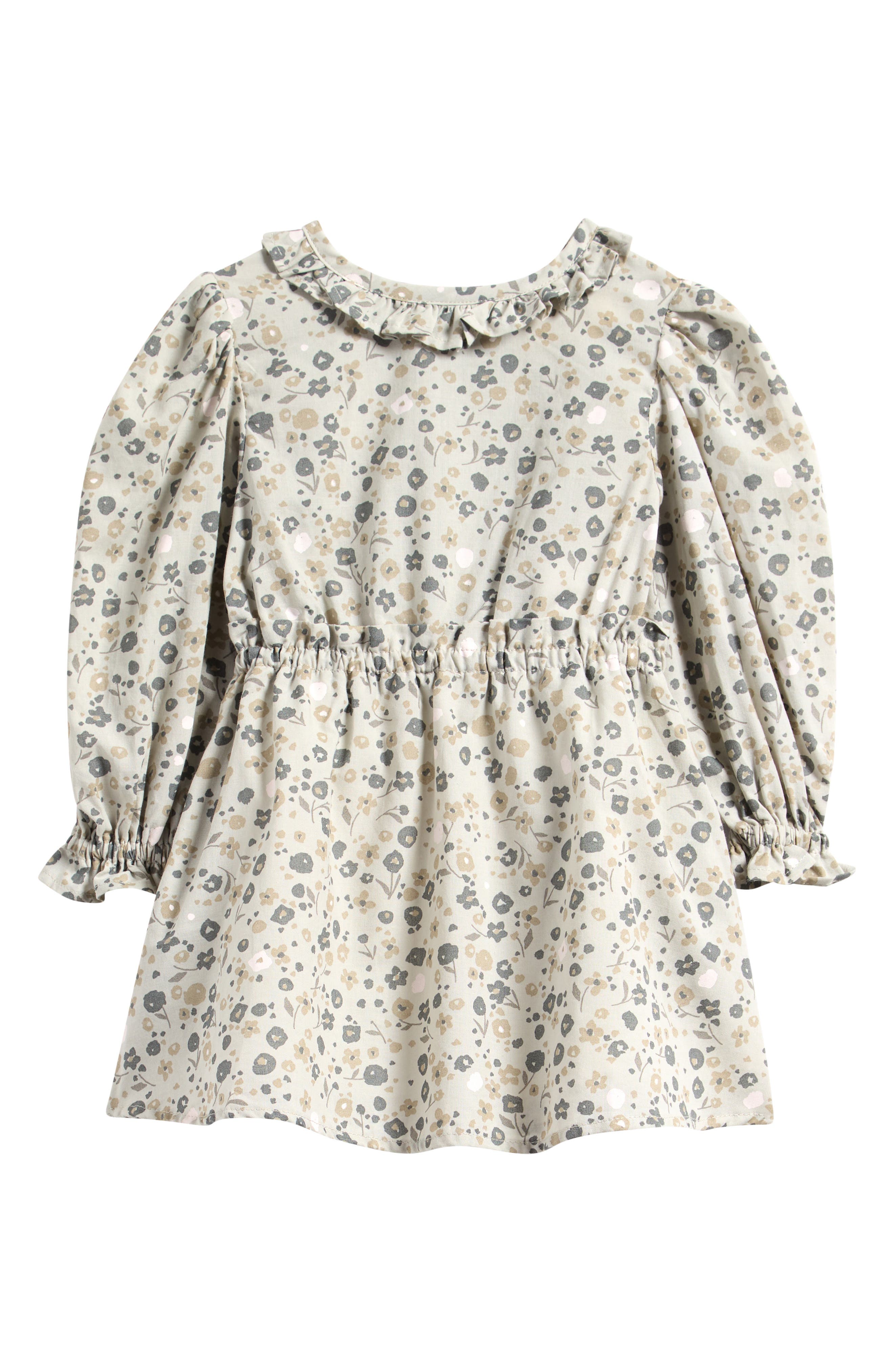 Pehr Ruffle Puff Sleeve Organic Cotton Dress | Nordstrom
