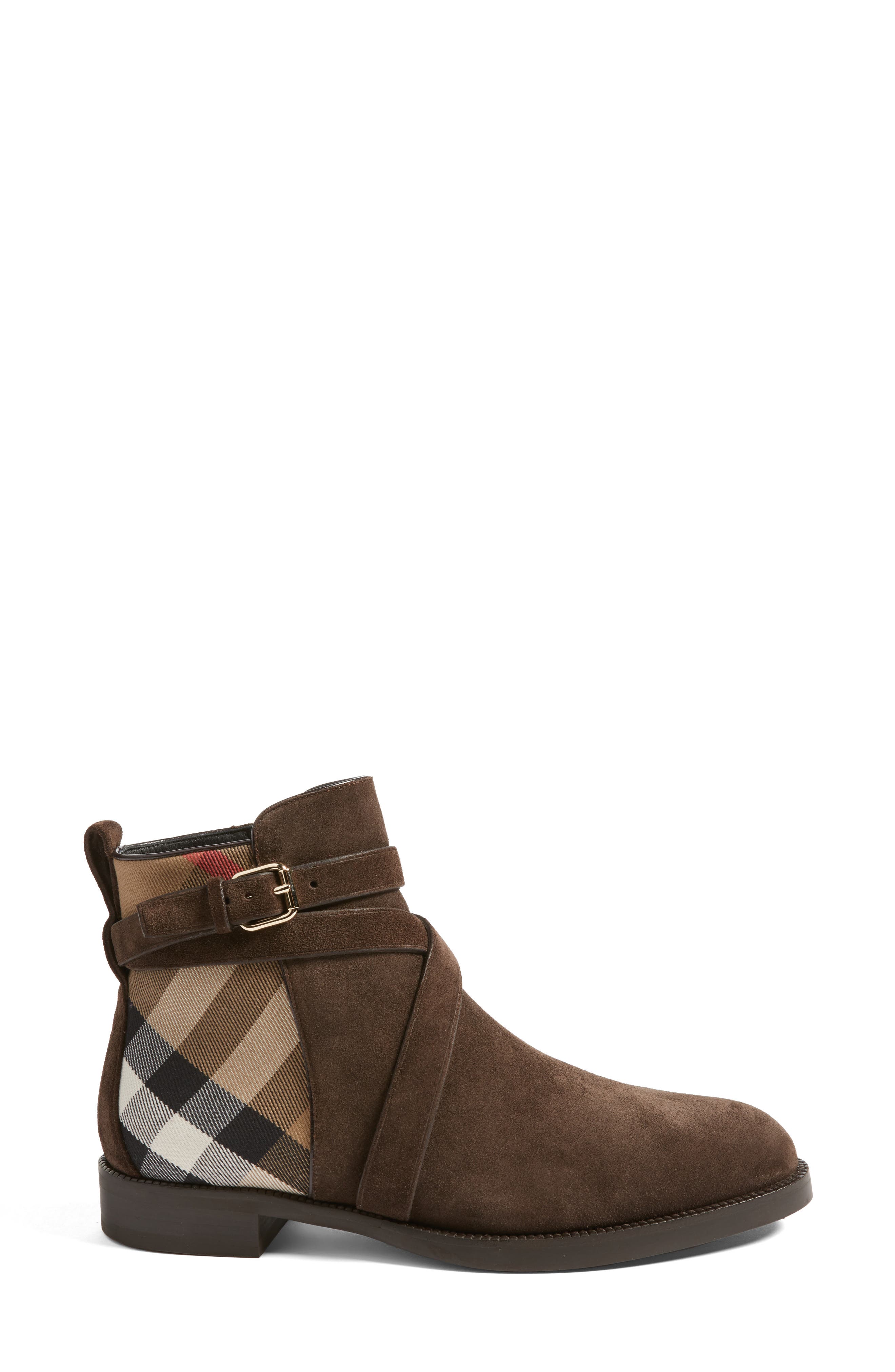 Burberry Check Bootie (Women) | Nordstrom