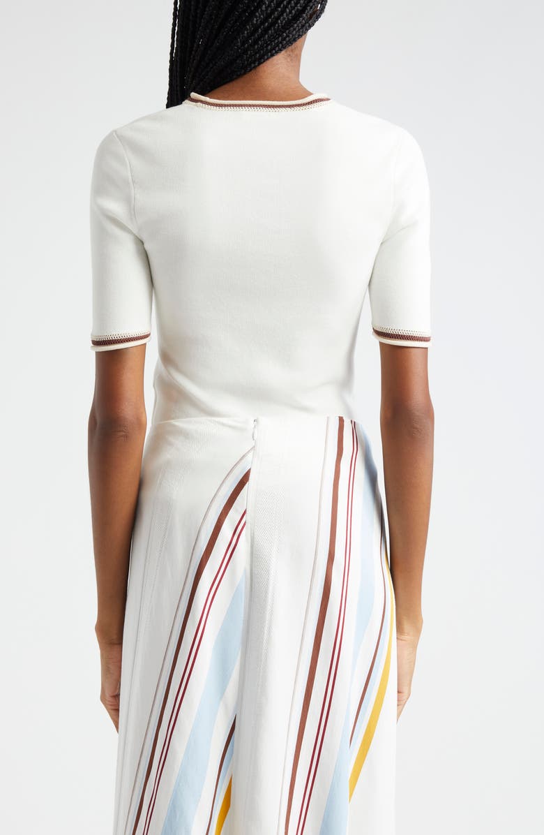 A.L.C. Janie Crochet Trim T-Shirt | Nordstromrack