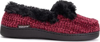 MUK LUKS Jana Faux Fur Moccasin Slipper | Nordstromrack