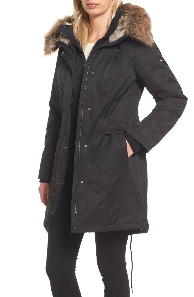 1 Madison Insulated Parka with Faux Fur Trim | Nordstrom