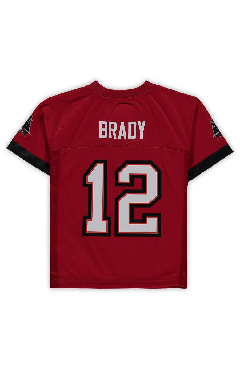 Outerstuff Preschool Tom Brady Red Tampa Bay Buccaneers Replica Player ...