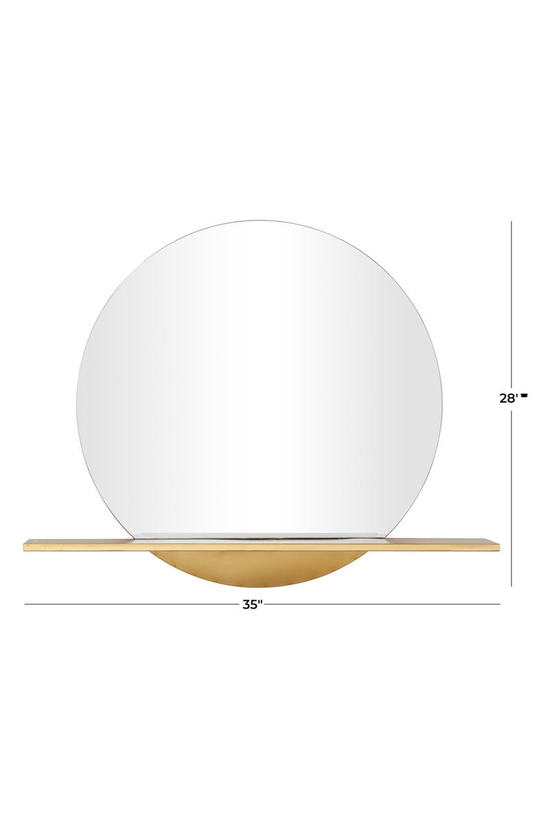 VIVIAN LUNE HOME Gold-Tone Glam Mirrored Wall Shelf | Nordstromrack