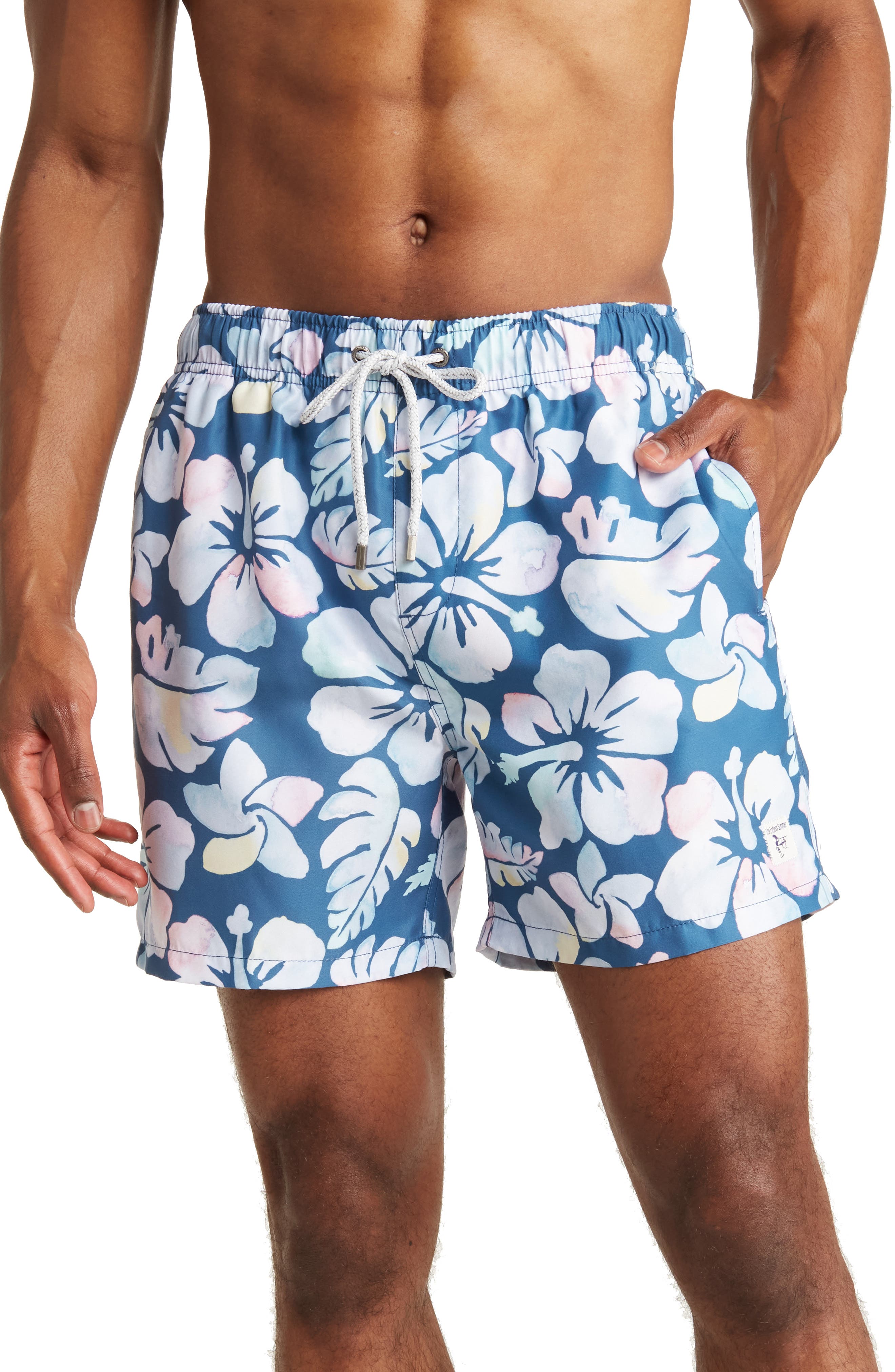 THE ENDLESS SUMMER Tropical Floral Swim Shorts | Nordstromrack