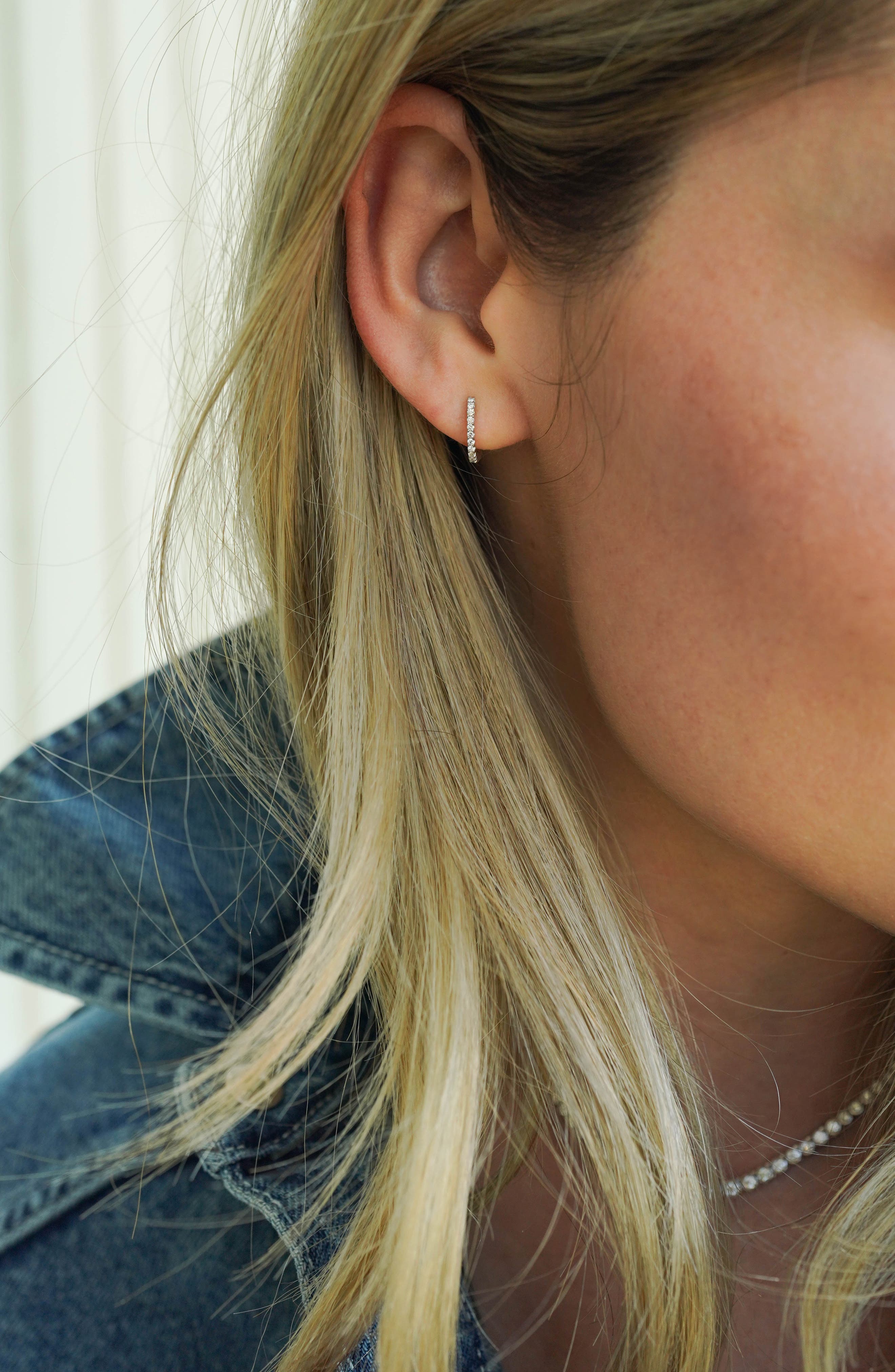 Dana Rebecca Designs Diamond Huggie Hoop Earrings | Nordstrom