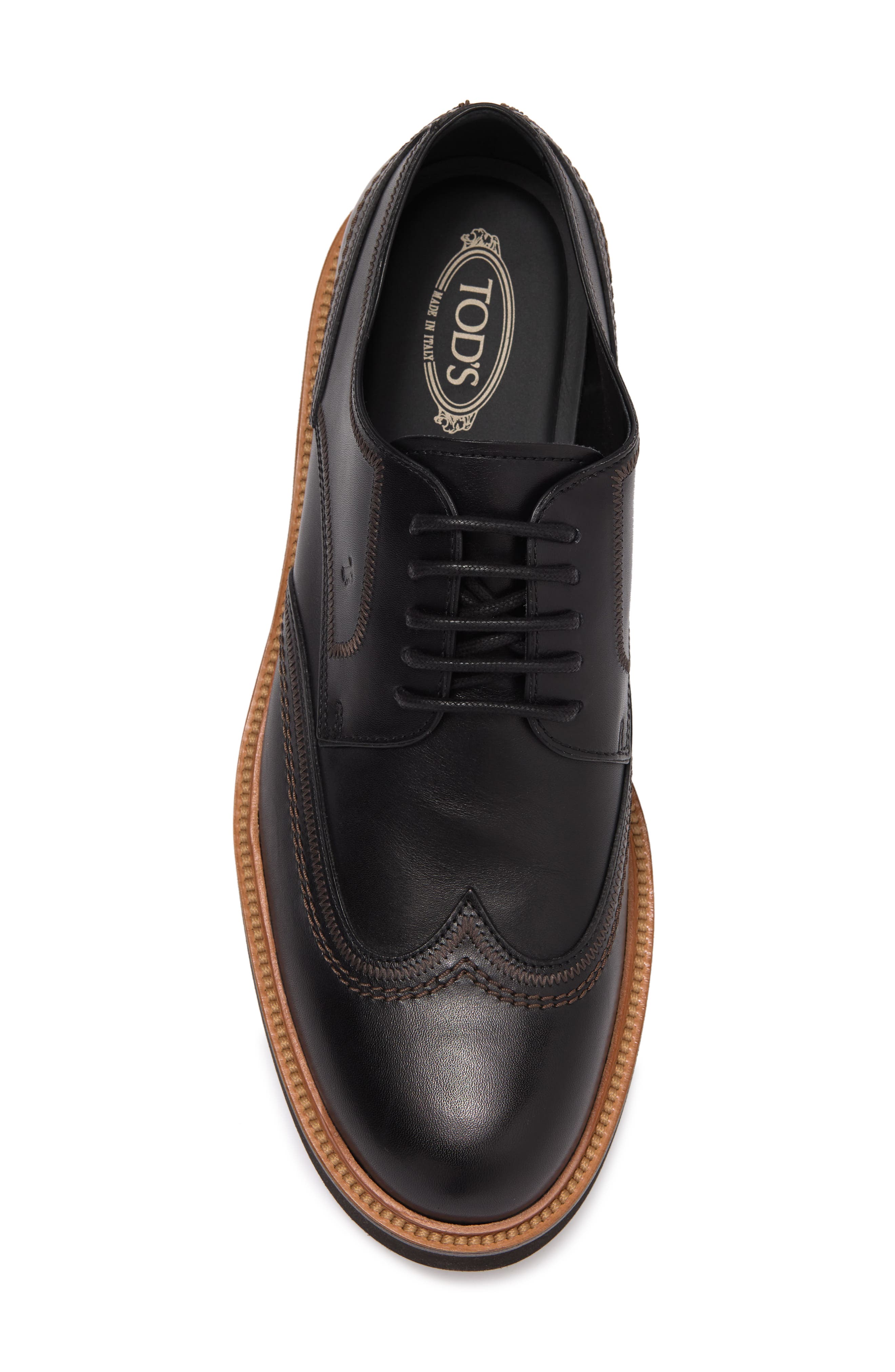 Tod's Impunture Wingtip Leather Derby (Men) | Nordstromrack