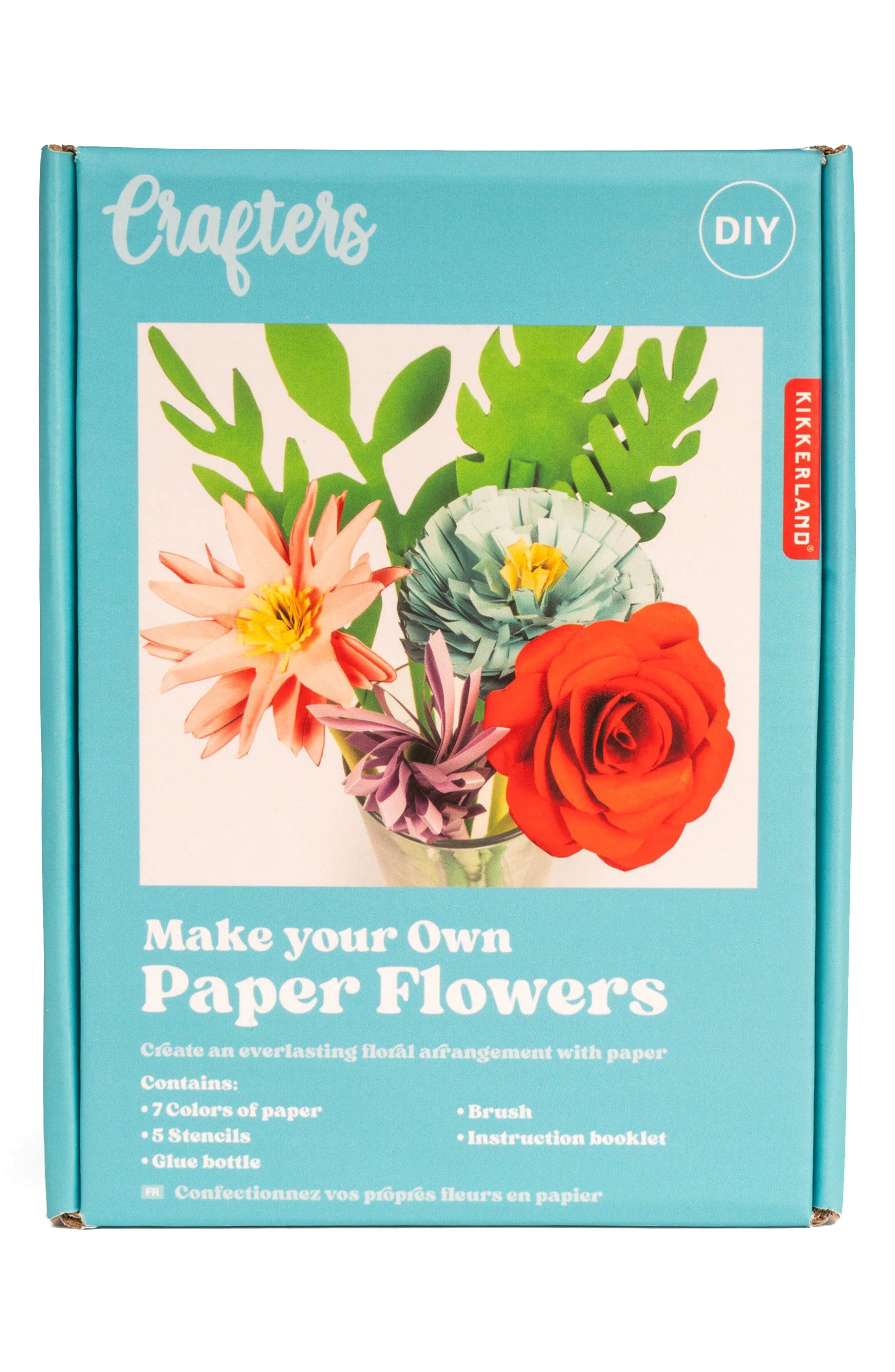 Kikkerland Design Crafters Paper Flowers Kit | Nordstromrack
