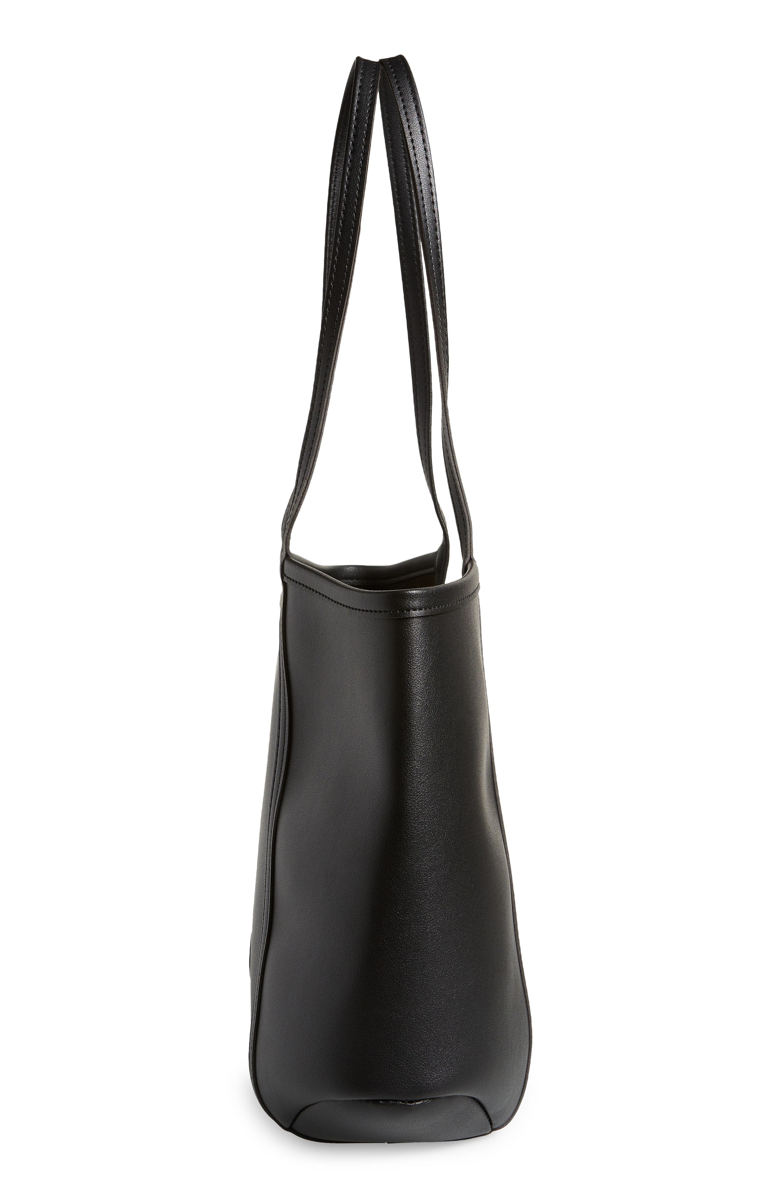 Street Level Structured Faux Leather Tote | Nordstrom