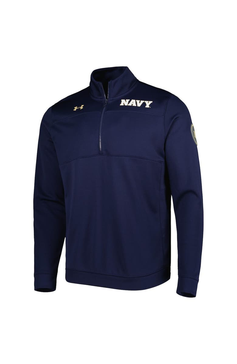 Under Armour Men's Under Armour Navy Navy Midshipmen Universal Mock ...