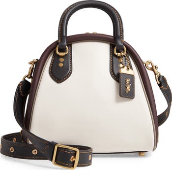 COACH Bowling Bag Colorblock Leather Satchel | Nordstrom