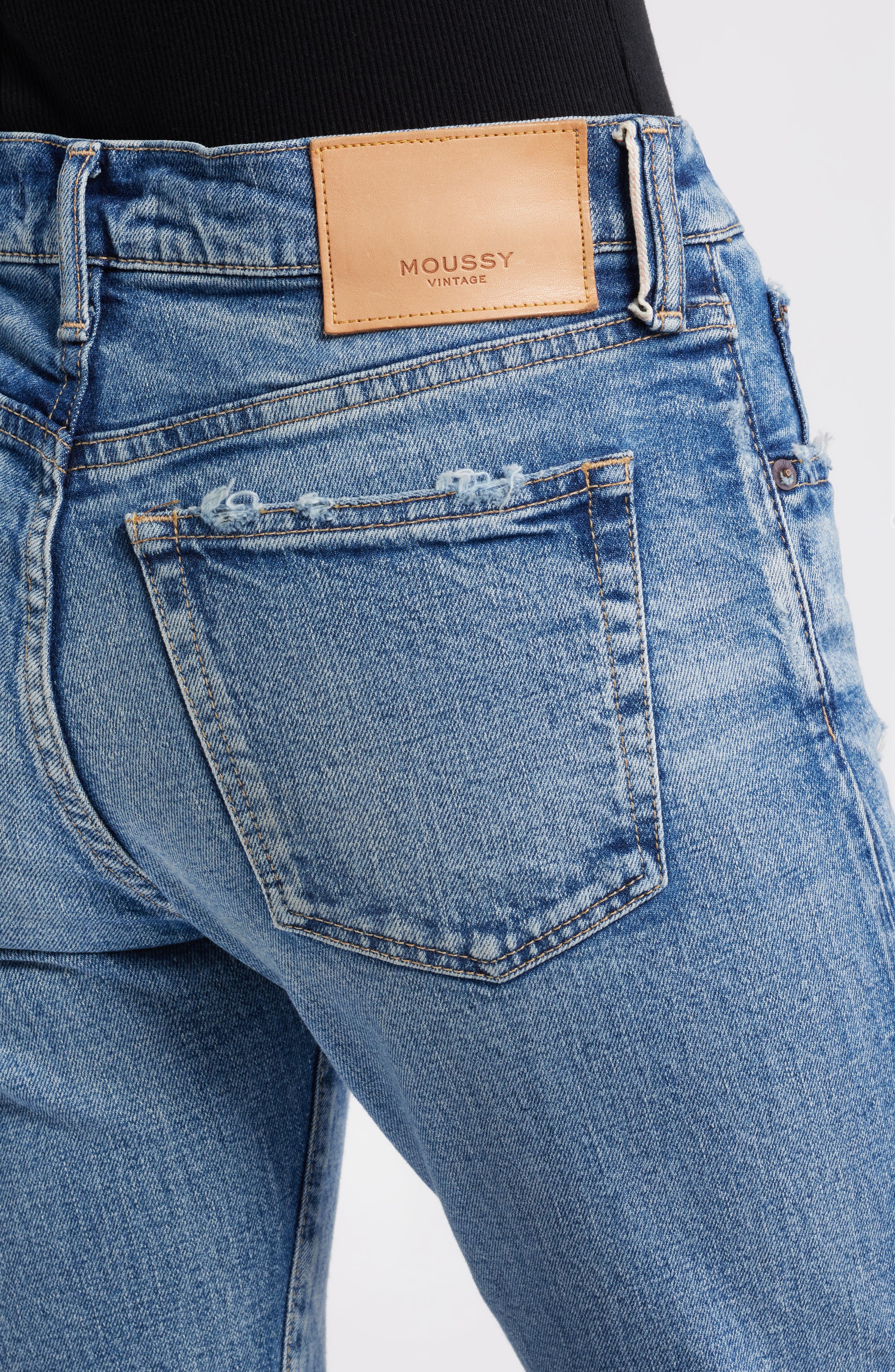 MOUSSY VINTAGE Linden Slim Straight Leg Jeans | Nordstrom