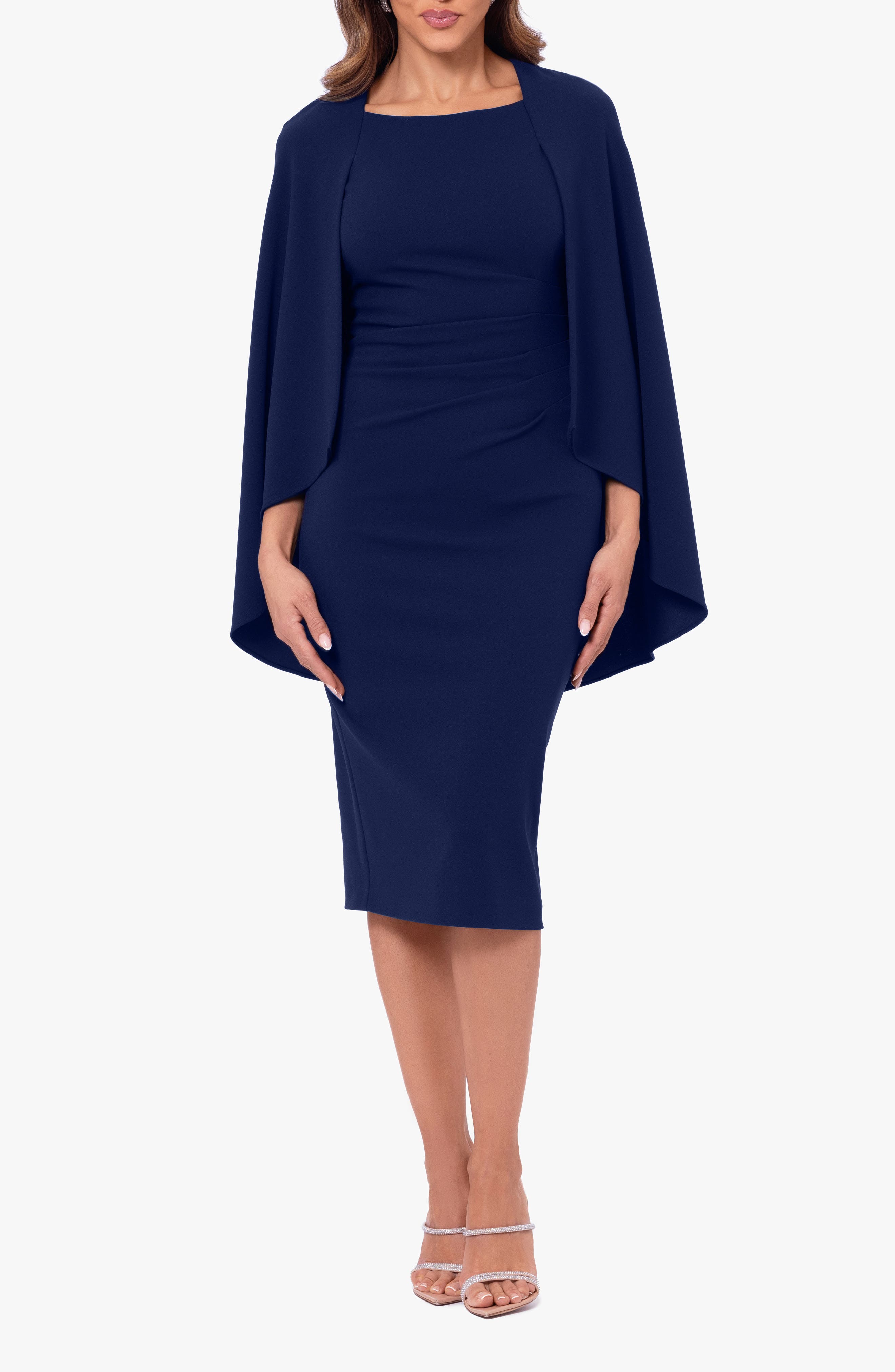 Betsy & Adam Cape Sheath Dress | Nordstromrack