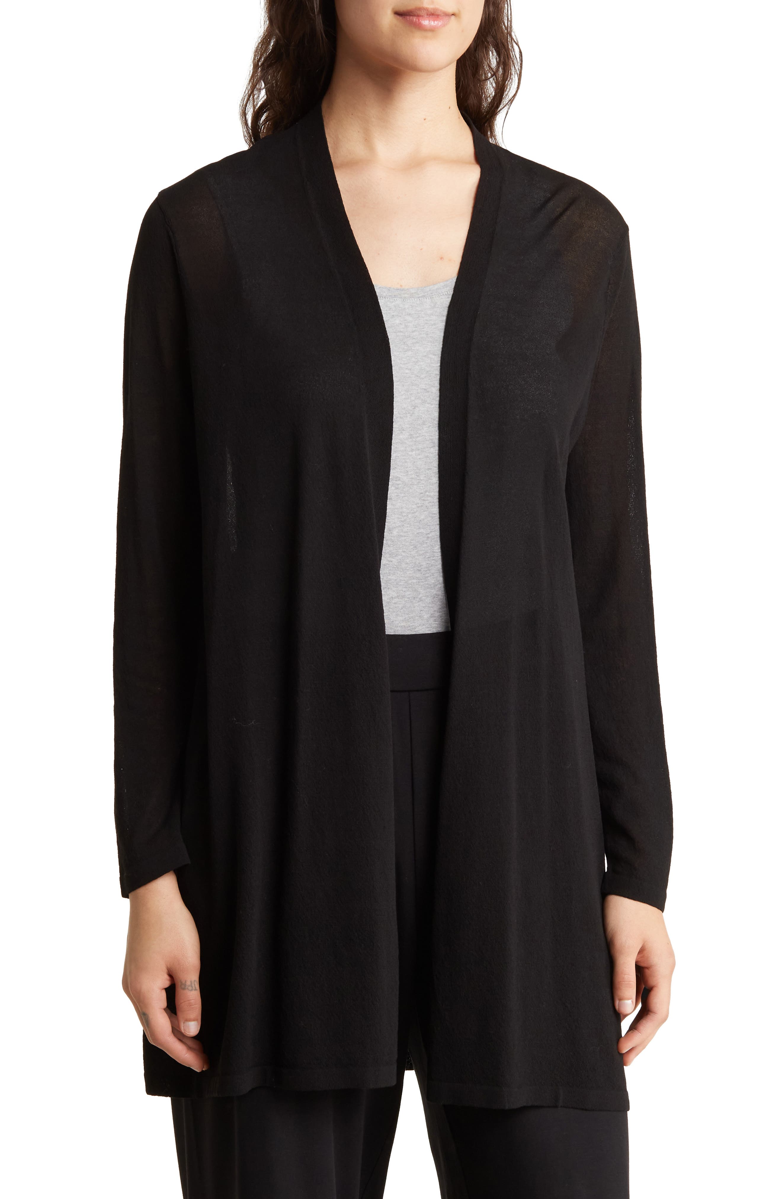 Eileen Fisher Basic Organic Cotton Cardigan | Nordstromrack