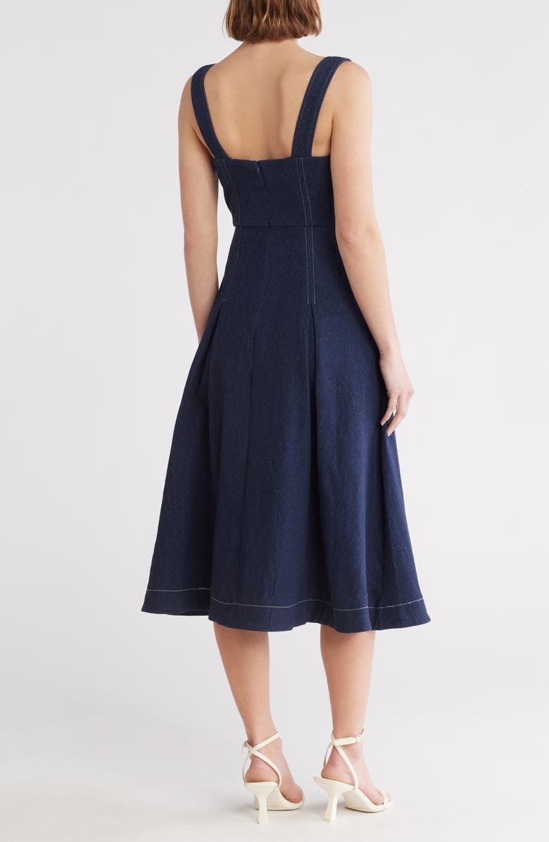 Lush Denim Fit and Flare Dress | Nordstromrack