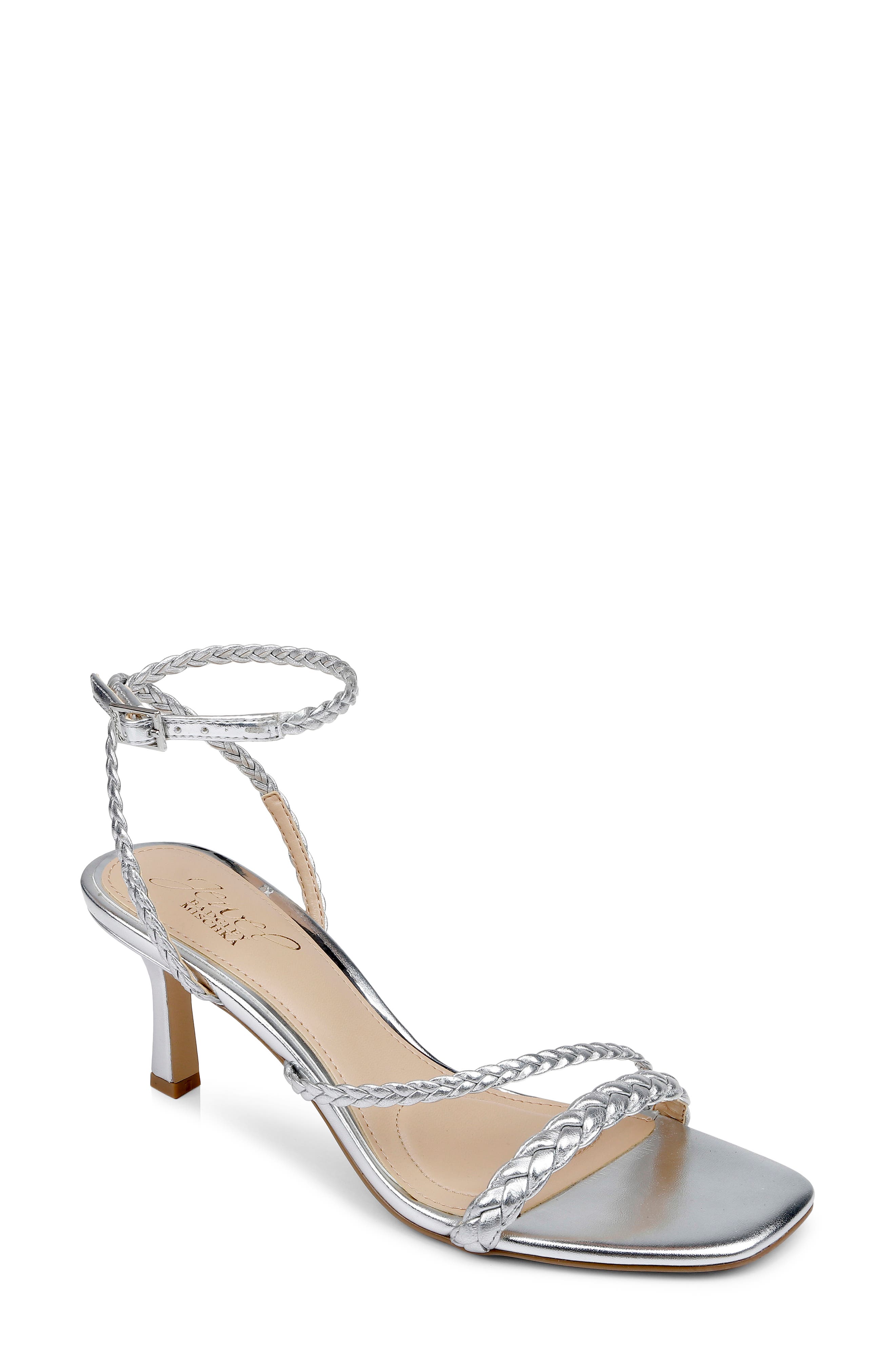 Jewel Badgley Mischka Helia Ankle Strap Sandal (Women) | Nordstromrack