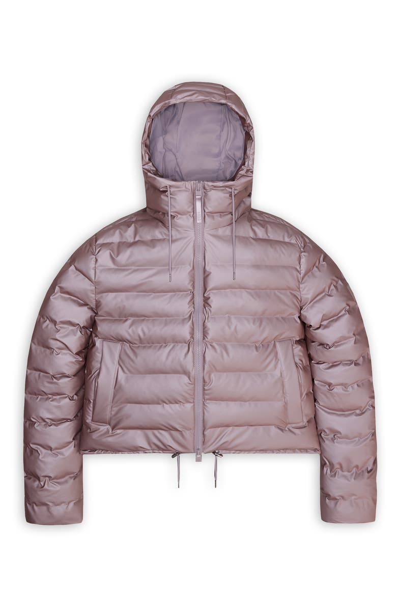 Rains Lohja Waterproof Hooded Short Puffer Jacket | Nordstromrack
