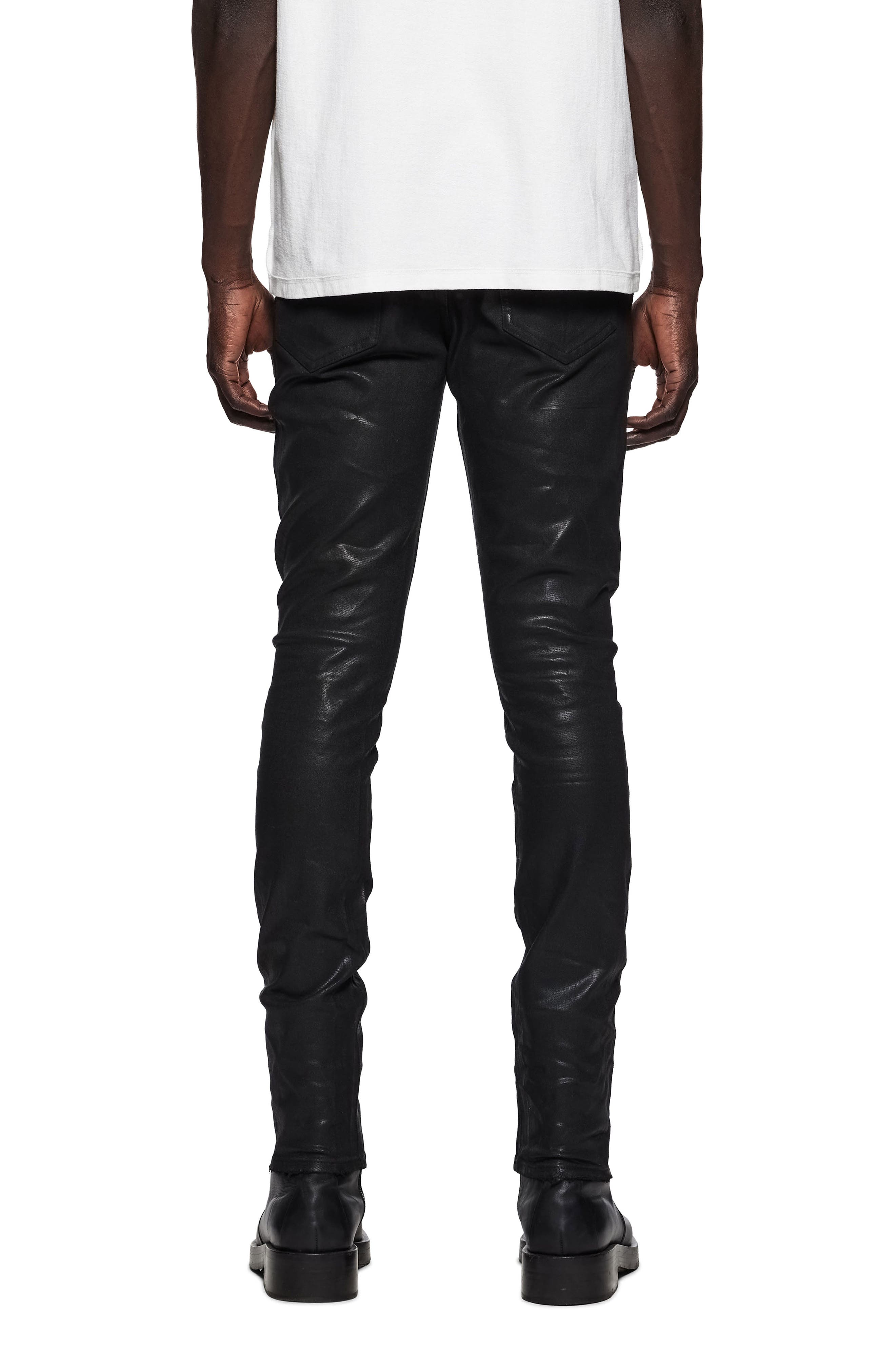 PURPLE BRAND Coated Skinny Jeans | Nordstromrack