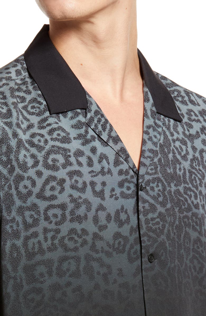 Ksubi Dusk Ombre Leopard Relaxed Fit Shirt | Nordstromrack