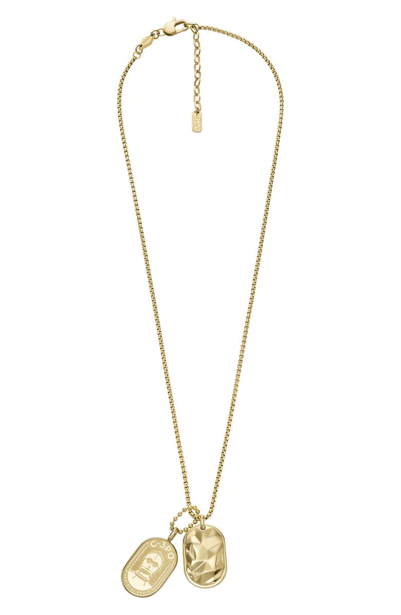 Fossil x Star Wars™ Special Edition C-3PO Pendant Necklace | Nordstrom