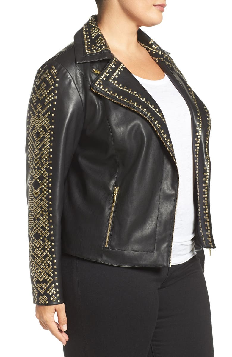 Tart Manie Studded Faux Leather Jacket | Nordstromrack