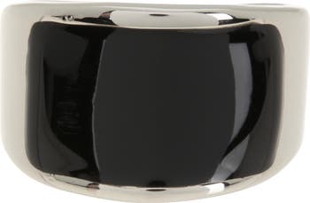 NORDSTROM RACK Men's Enamel Inlay Wide Band Ring | Nordstromrack