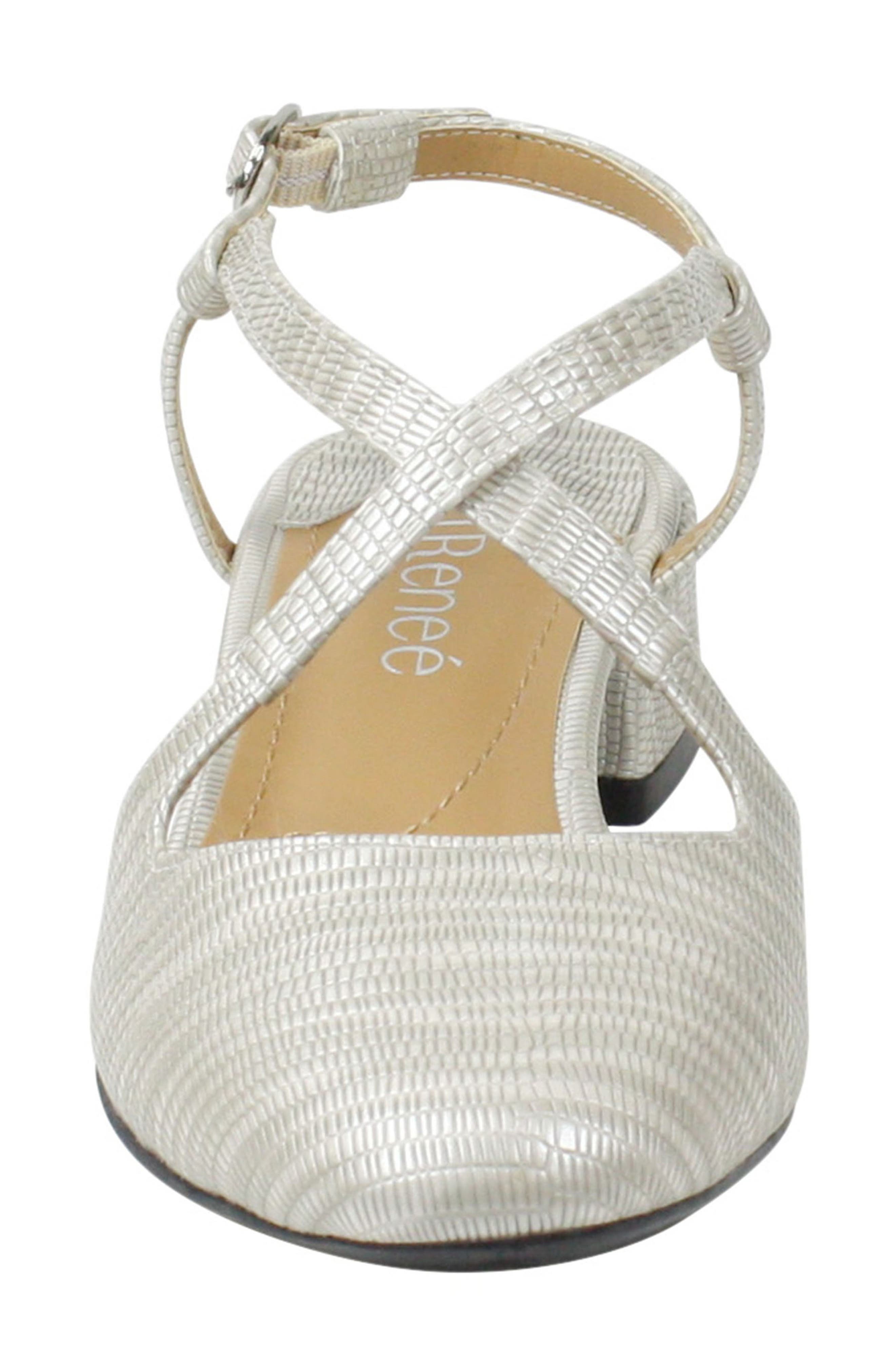 J. Reneé Petara Reptile Embossed Slingback Pump (Women) | Nordstromrack