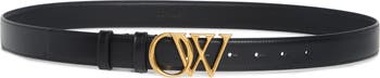 Off-White OW Leather Belt | Nordstromrack