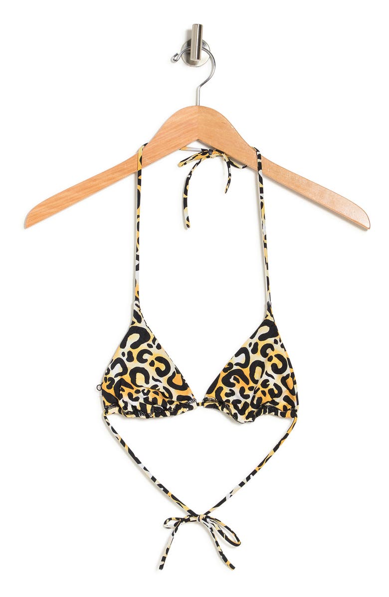 bond-eye BOUND BY BOND-EYE Leopard Print Triangle Bikini Top ...