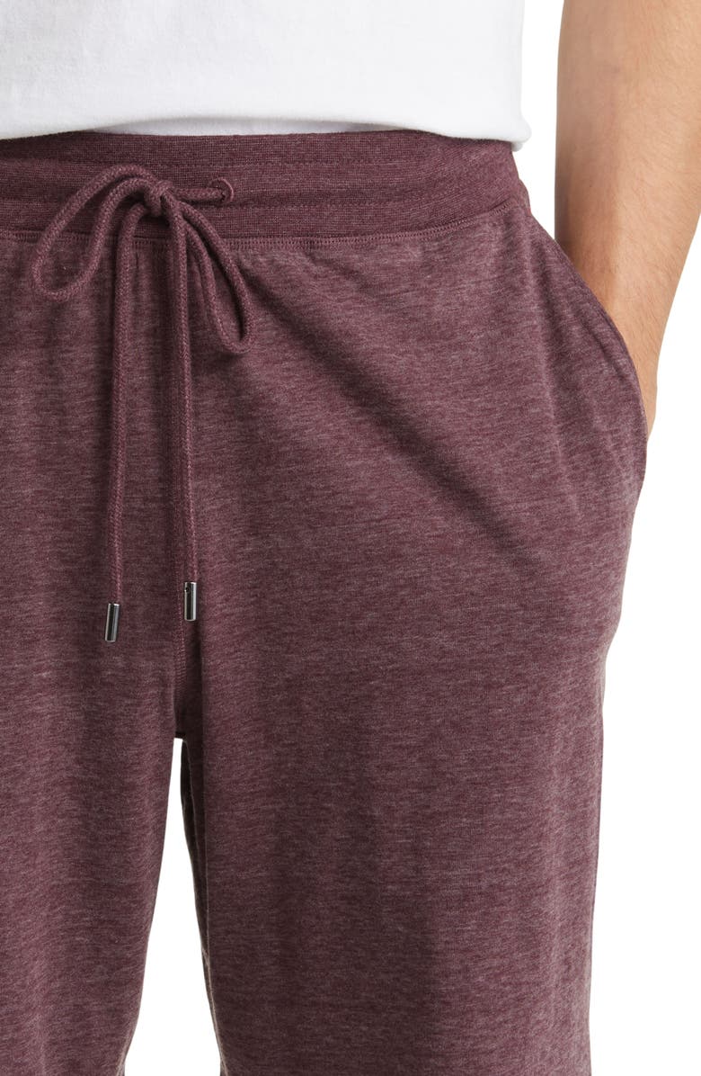 Daniel Buchler Heathered Recycled Cotton Blend Pajama Shorts ...