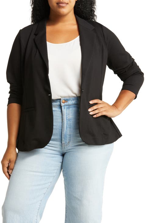 Black Plus-Size Jackets & Blazers | Nordstrom