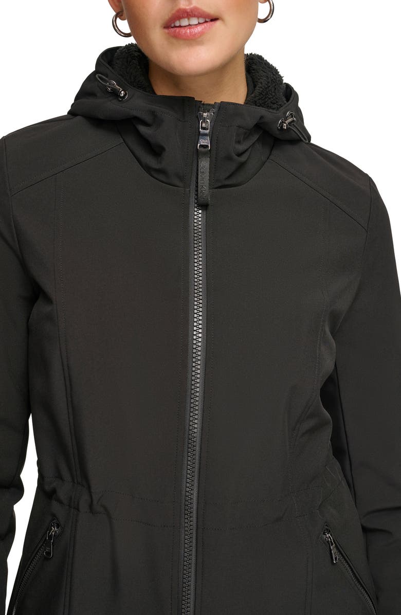 Calvin Klein High Pile Fleece Lined Softshell Jacket | Nordstromrack