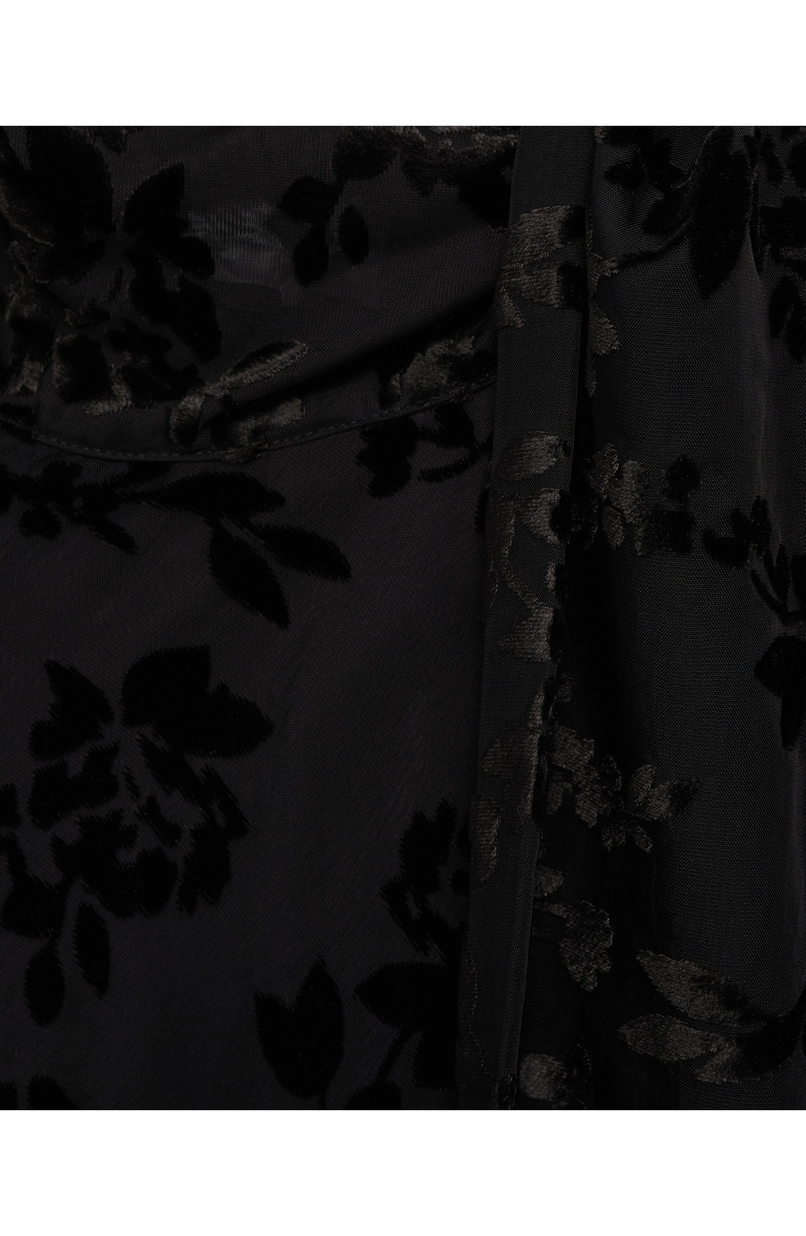 MANGO Floral Jacquard Minidress | Nordstromrack