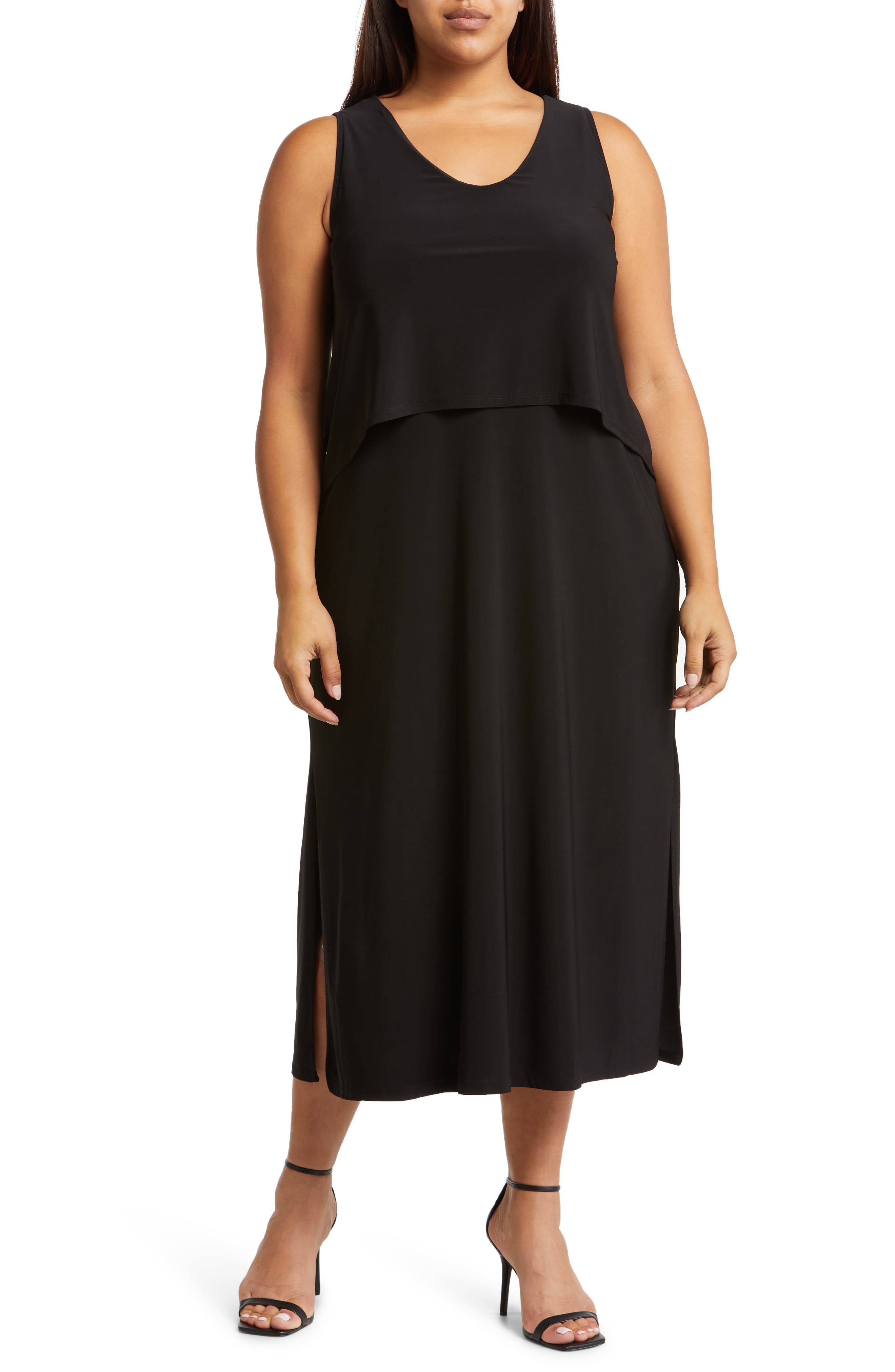 TASH AND SOPHIE Popover Sleeveless Maxi Dress | Nordstromrack