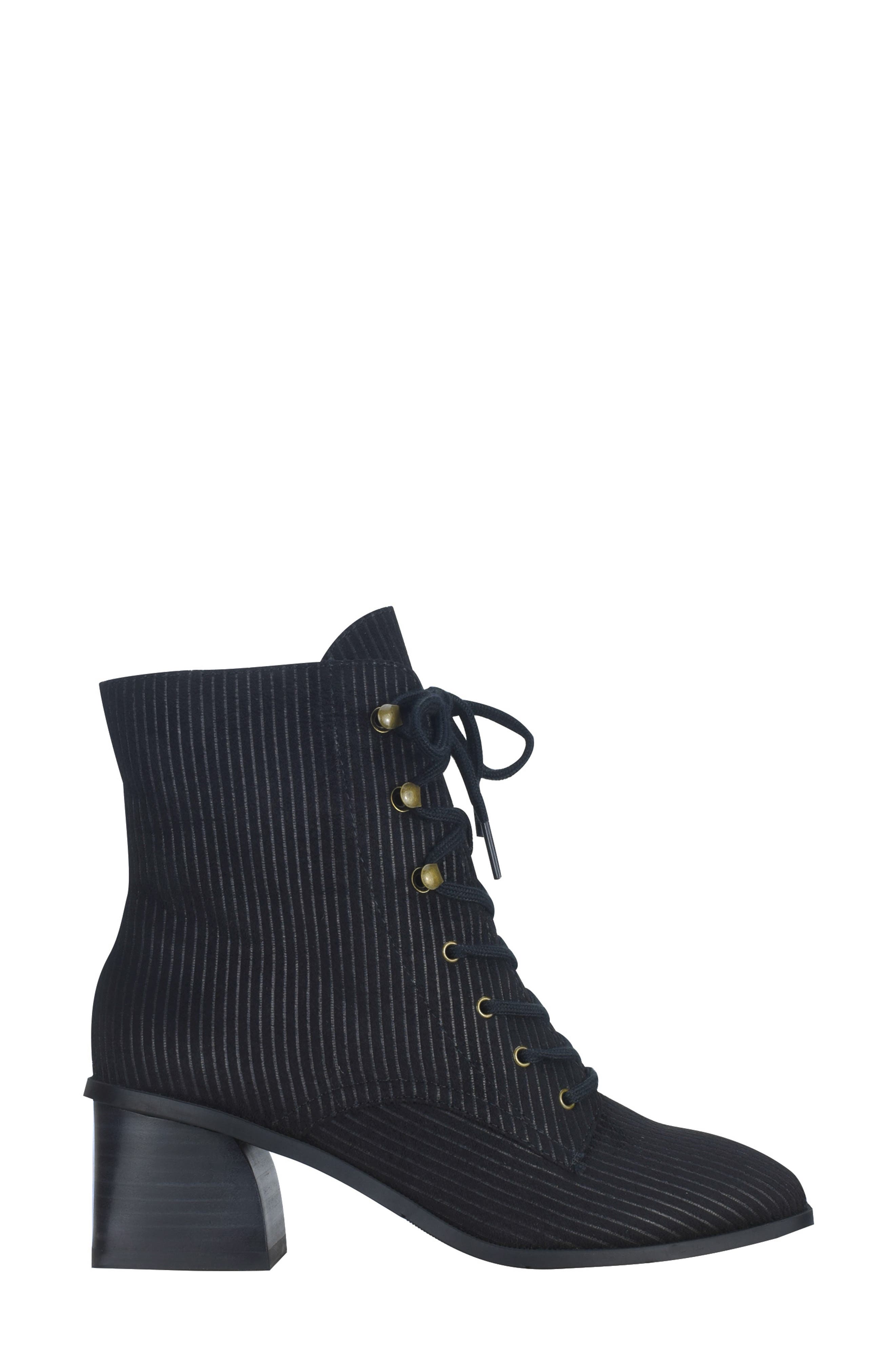 Impo Jiana Pinstripe Block Heel Bootie (Women) | Nordstromrack