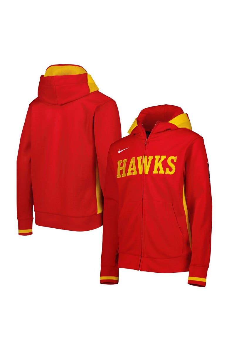 Nike Youth Nike Red Atlanta Hawks Courtside Showtime Performance Full ...