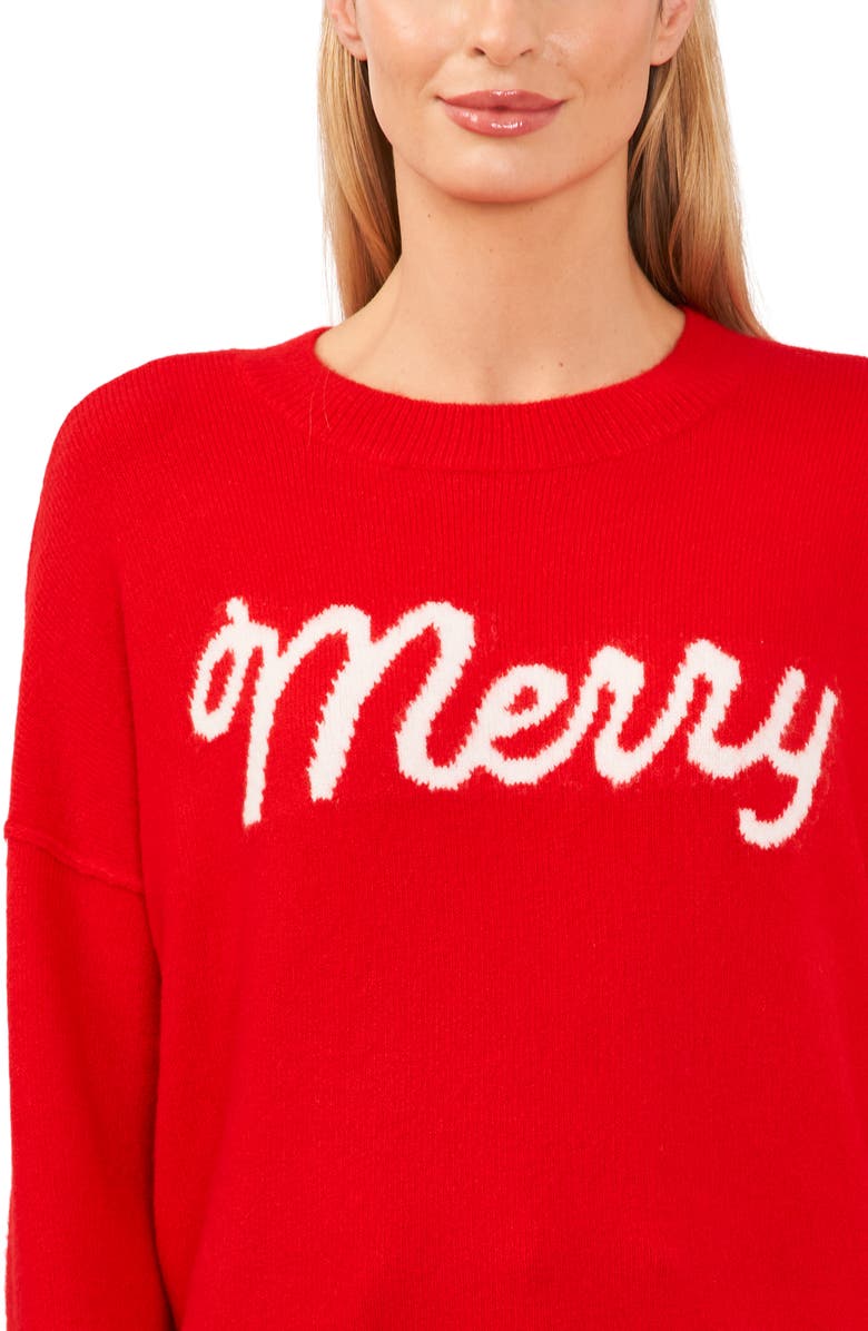CeCe Merry Cozy Crewneck Sweater | Nordstromrack