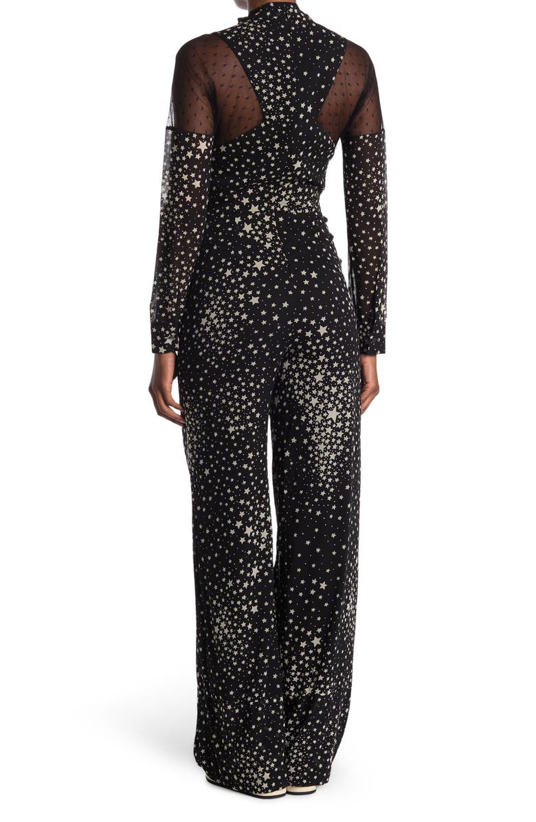 RED Valentino Tuta Stardust Long Sleeve Maxi Dress | Nordstromrack