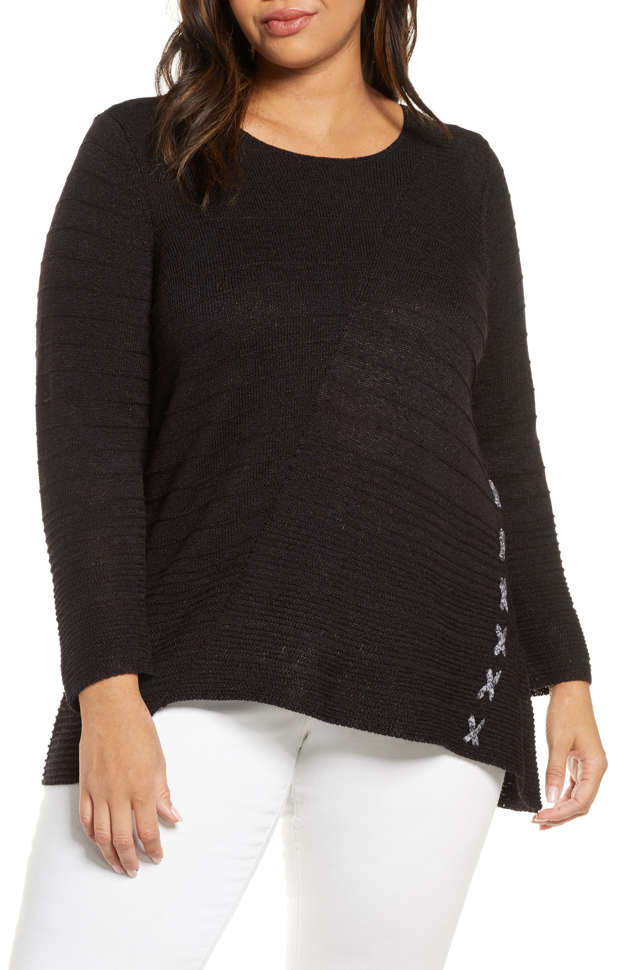 NIC+ZOE Cross Stitch Sweater | Nordstromrack